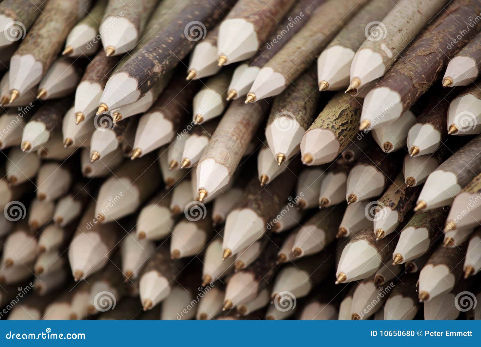 Stack of home made pens stock photo. Image of crayons - 10650680