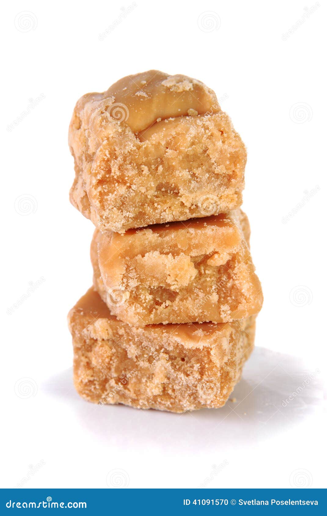 Stack of Homemade Fudge Chunks Stock Photo - Image of chunk, sweet ...