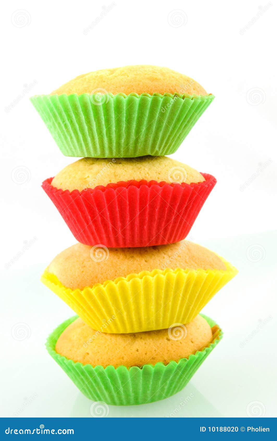 Stack of homemade muffins stock photo. Image of snack - 10188020