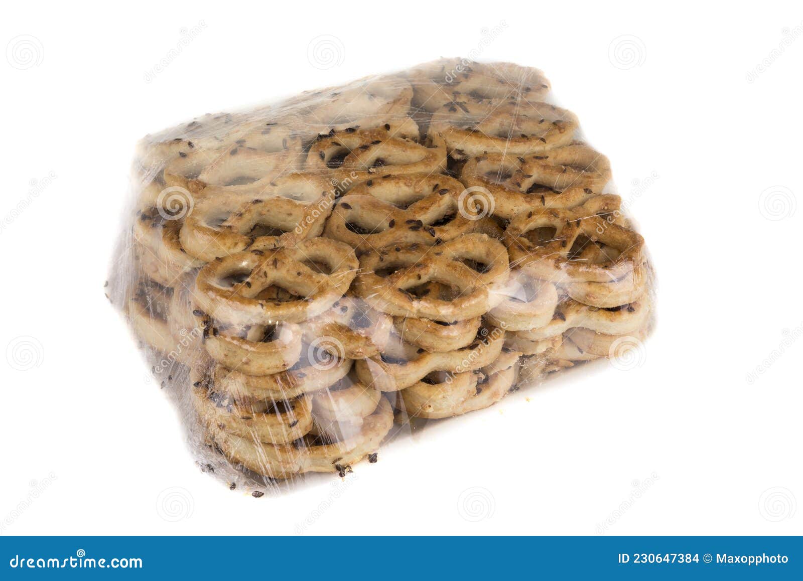 Stack of Homemade Salty Pastry on a White Stock Photo - Image of tasty ...