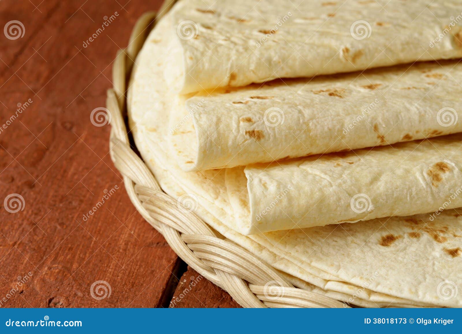 Stack of Homemade Whole Wheat Flour Tortillas Stock Image - Image of ...