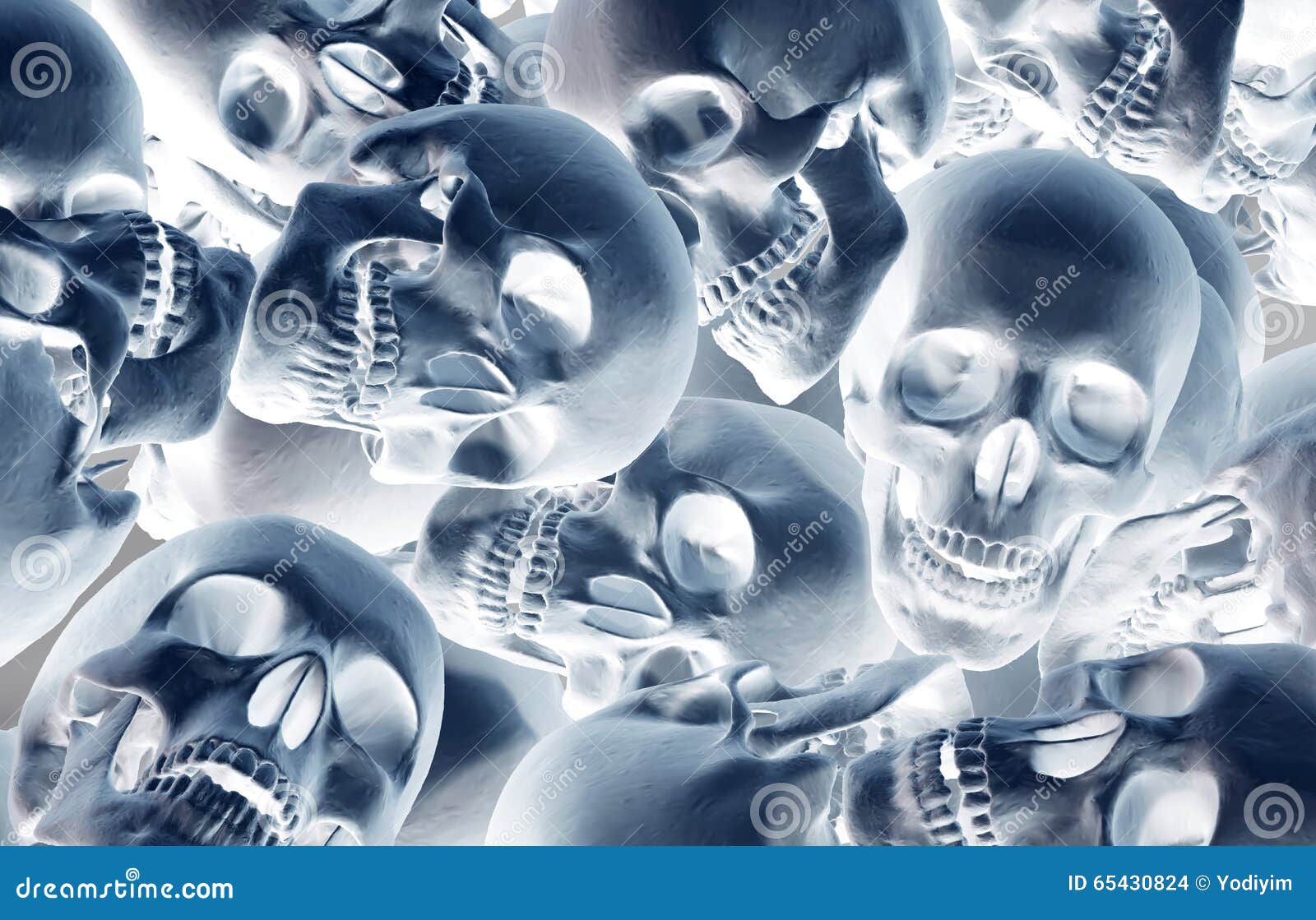 Stack of human skulls. stock illustration. Illustration of mass - 65430824