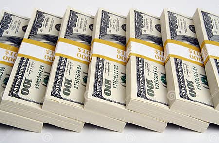 Stack of Hundred Dollar Bills Stock Photo - Image of market, financial ...