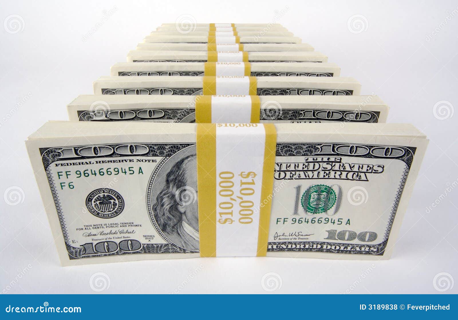 Stack of Hundred Dollar Bills Stock Photo - Image of banknotes, loan ...