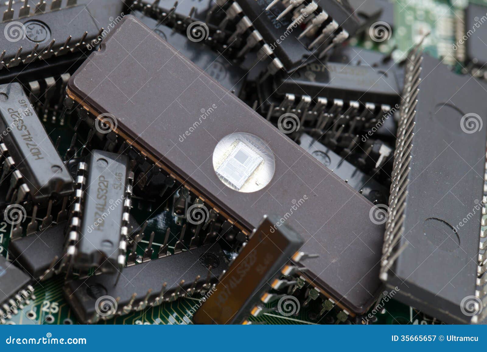 Stack of IC stock image. Image of resistor, diode, integrated - 35665657