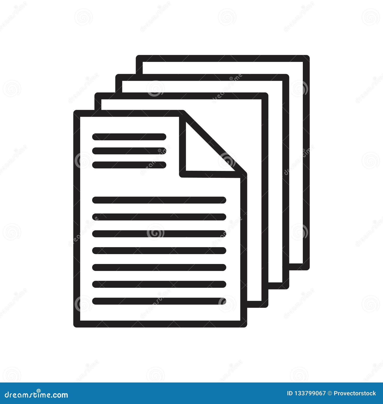 Stack Icon Vector Isolated on White Background, Stack Sign , Lin Stock ...