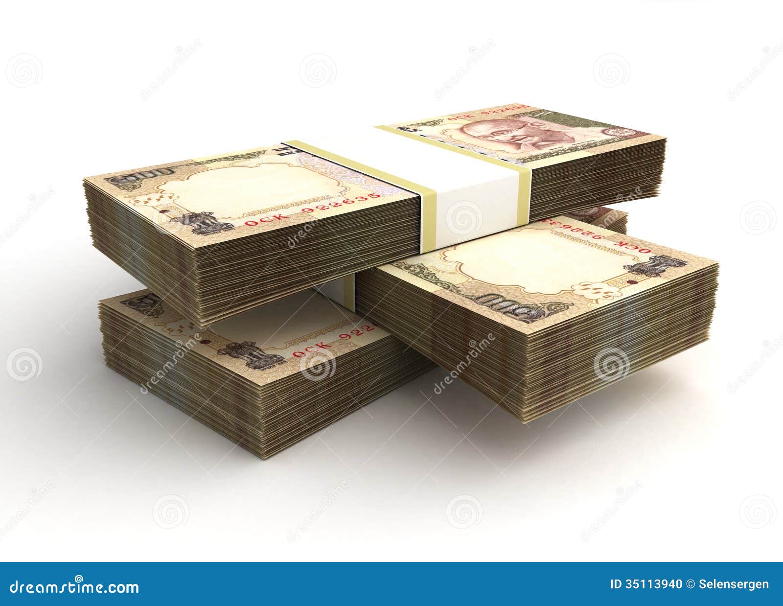 Stack Of Indian Rupee Notes Royalty-Free Stock Image | CartoonDealer ...