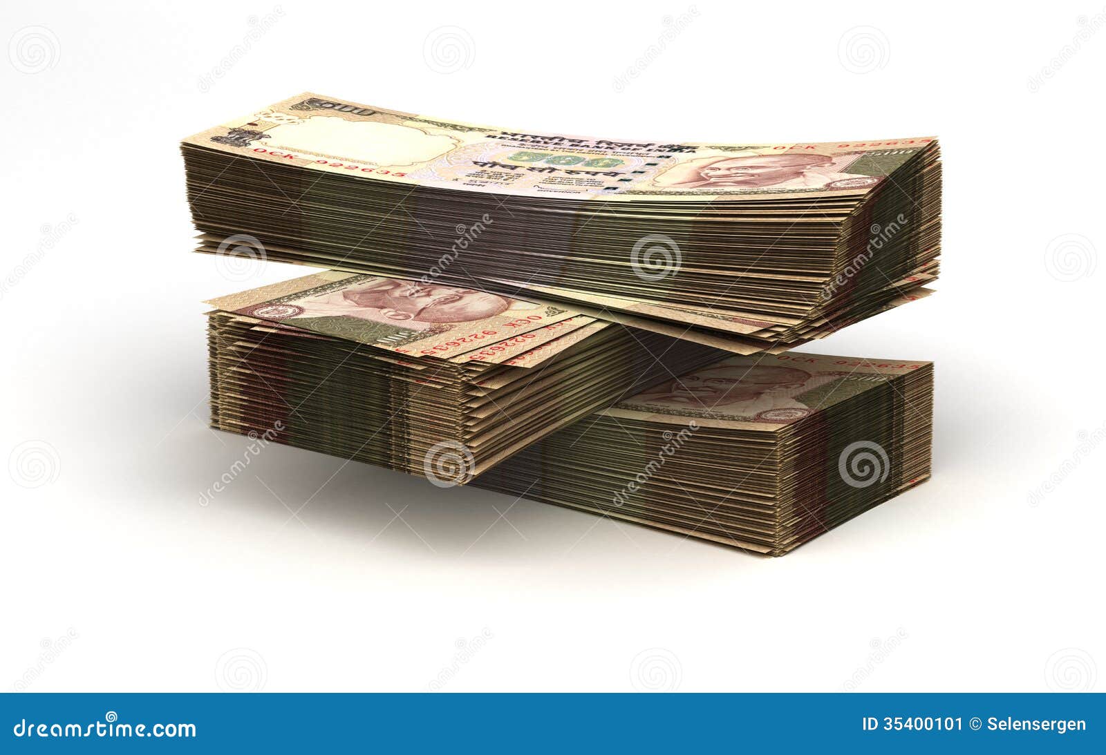 Stack Of Indian Rupee Notes Royalty-Free Stock Image | CartoonDealer ...
