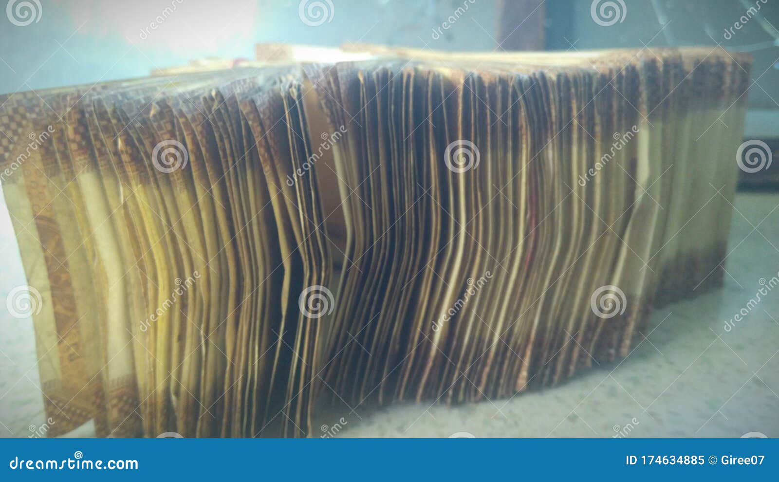 Indian currency stack stock image. Image of cash, isolated - 174634885