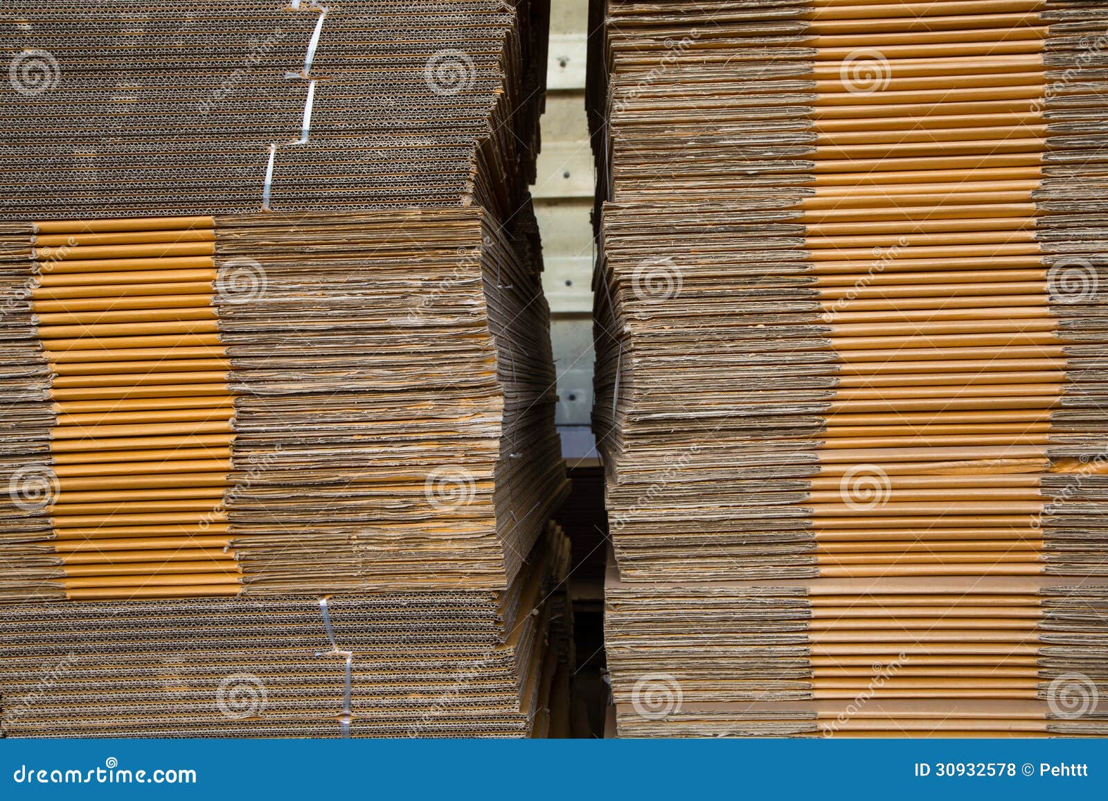 Stack of industrial paper stock photo. Image of package - 30932578