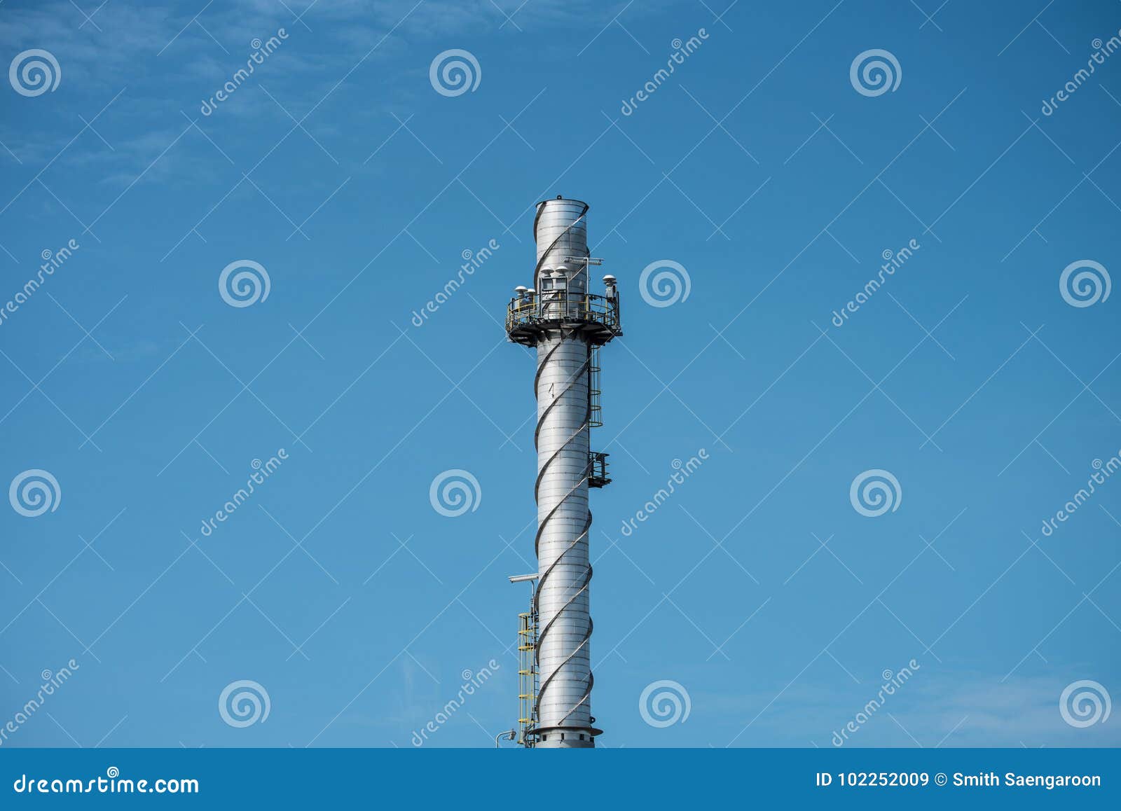 Chimney Stack stock image. Image of height, green, country - 102252009