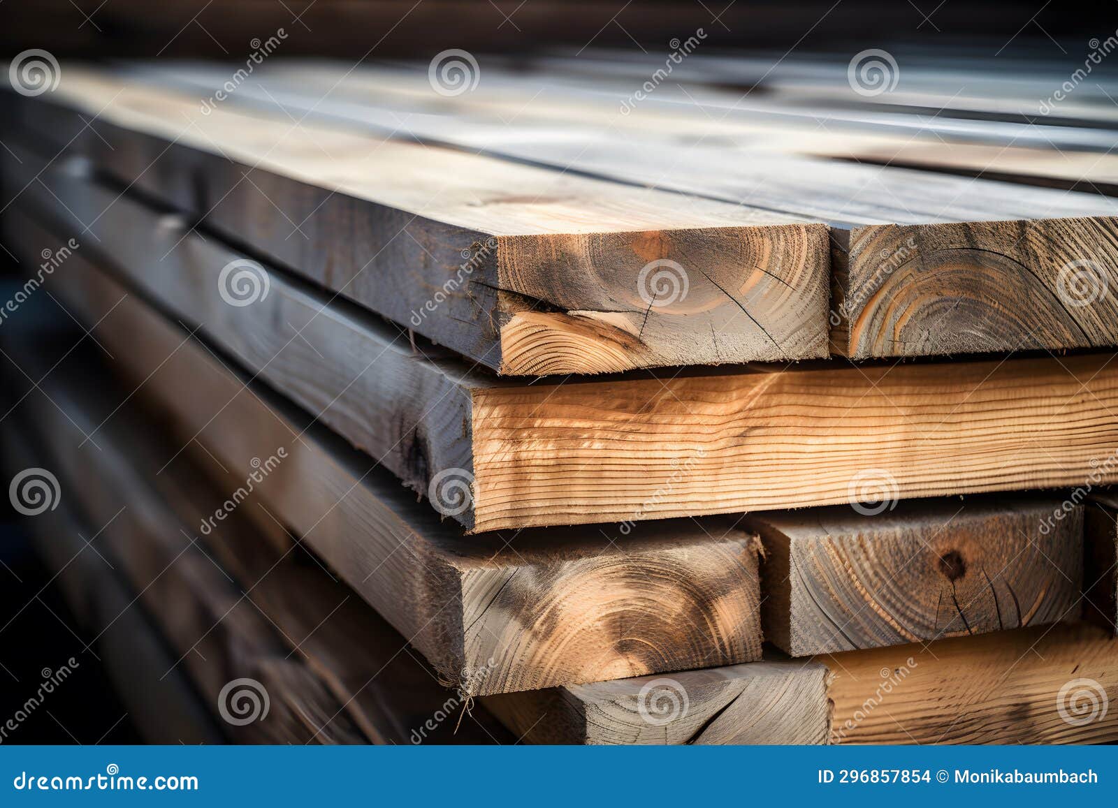 Stack of Industrial Wood Planks Stock Illustration - Illustration of ...
