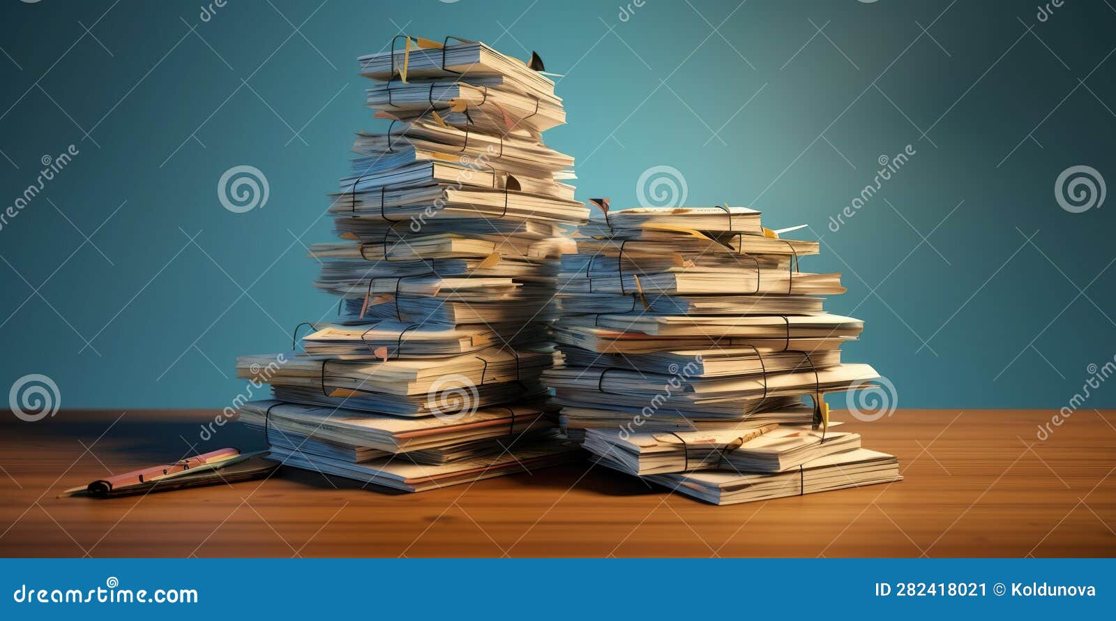 A Stack of Insurance Claim Forms, Concept of Document Handling, Created ...