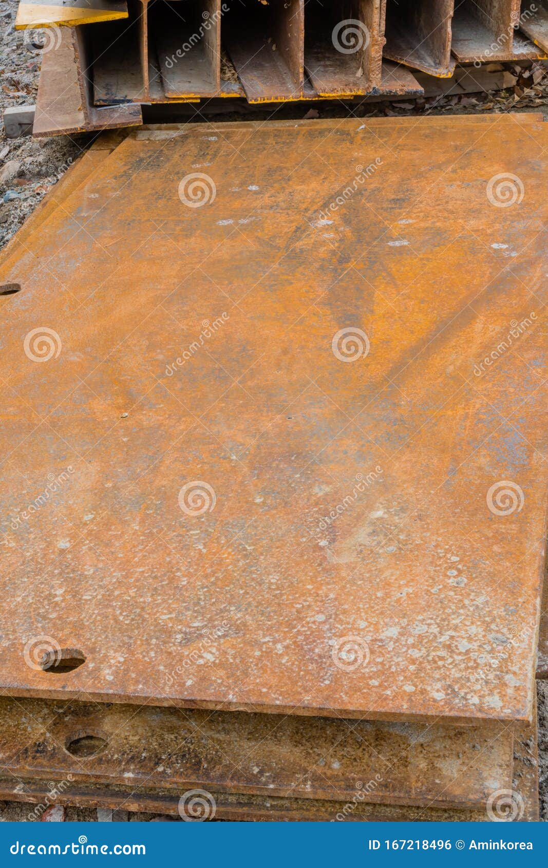 Stack of Rusted Iron Sheets Stock Photo - Image of pattern, heap: 167218496