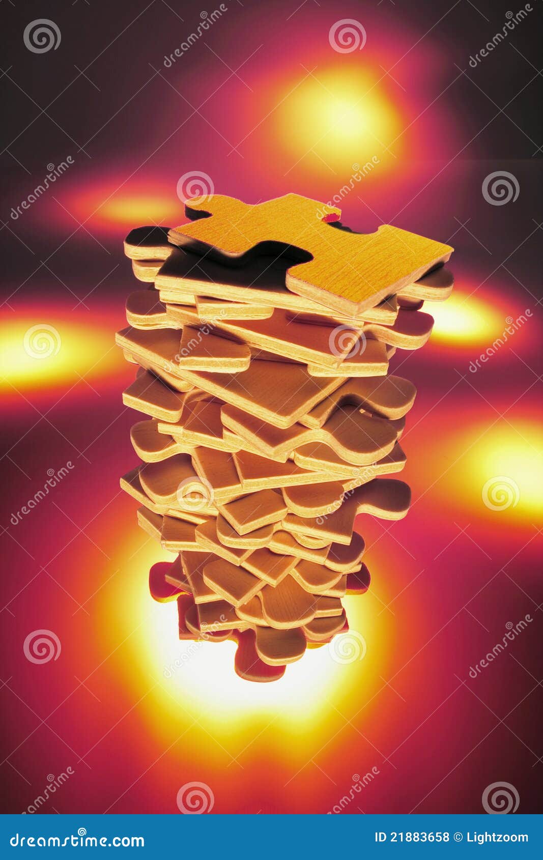 Stack Of Puzzle Pieces Stock Image | CartoonDealer.com #63752929
