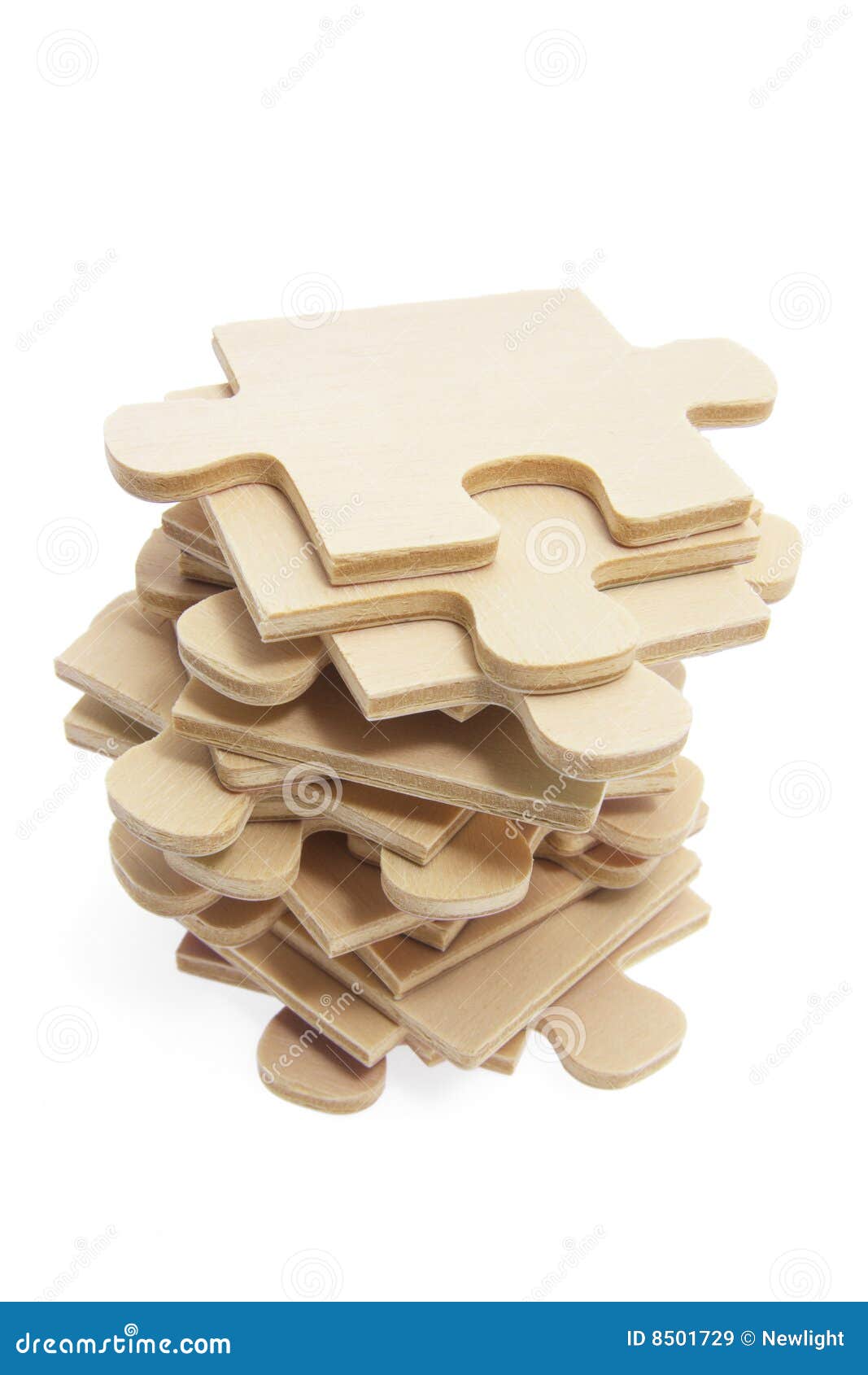 Stack of Jigsaw Puzzle Pieces Stock Image - Image of solve, isolated ...