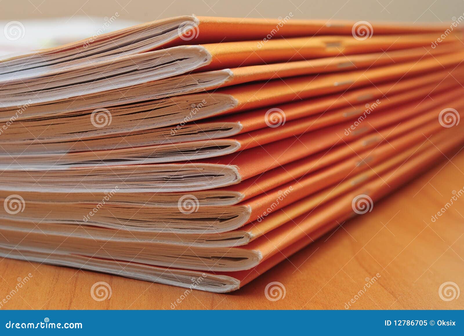 Stack of journals stock image. Image of publication, print - 12786705