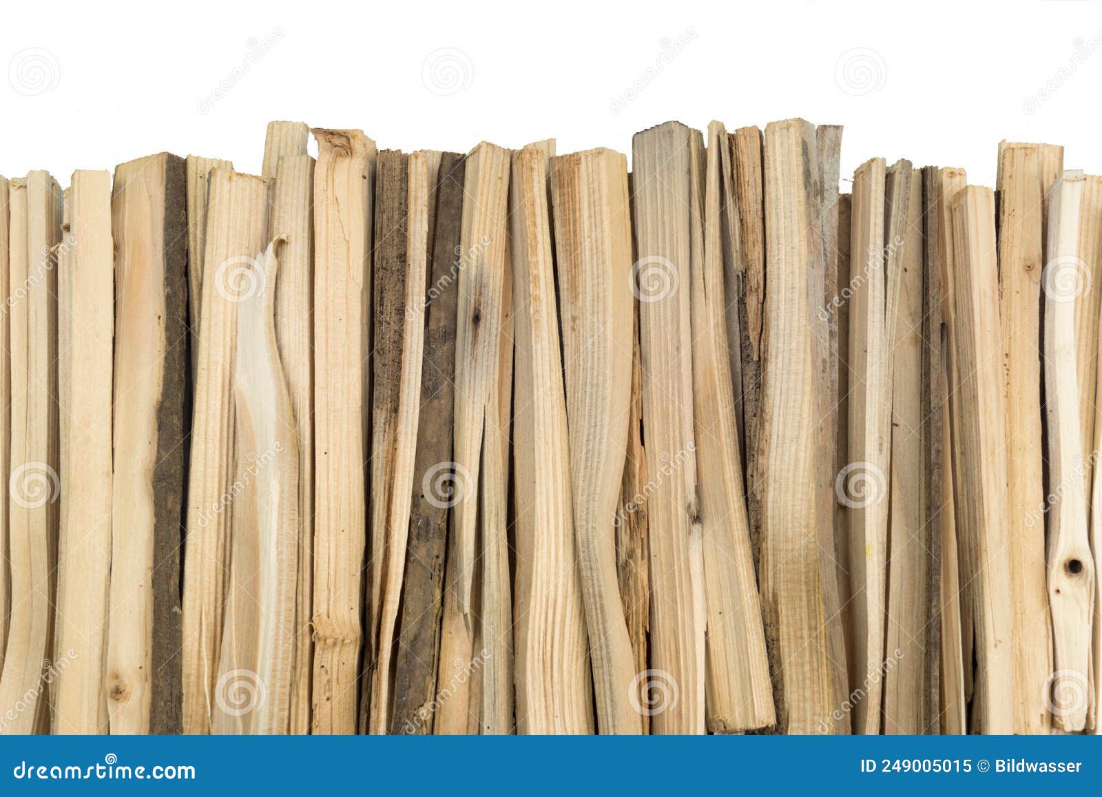 Stack of Kindling Fire Wood Isolated Background Empty Space Stock Image ...