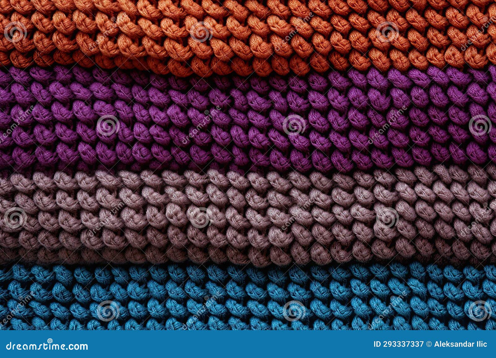 Stack of Knitted Colorful Warm Sweaters. Wool Fabric Texture. Closeup ...