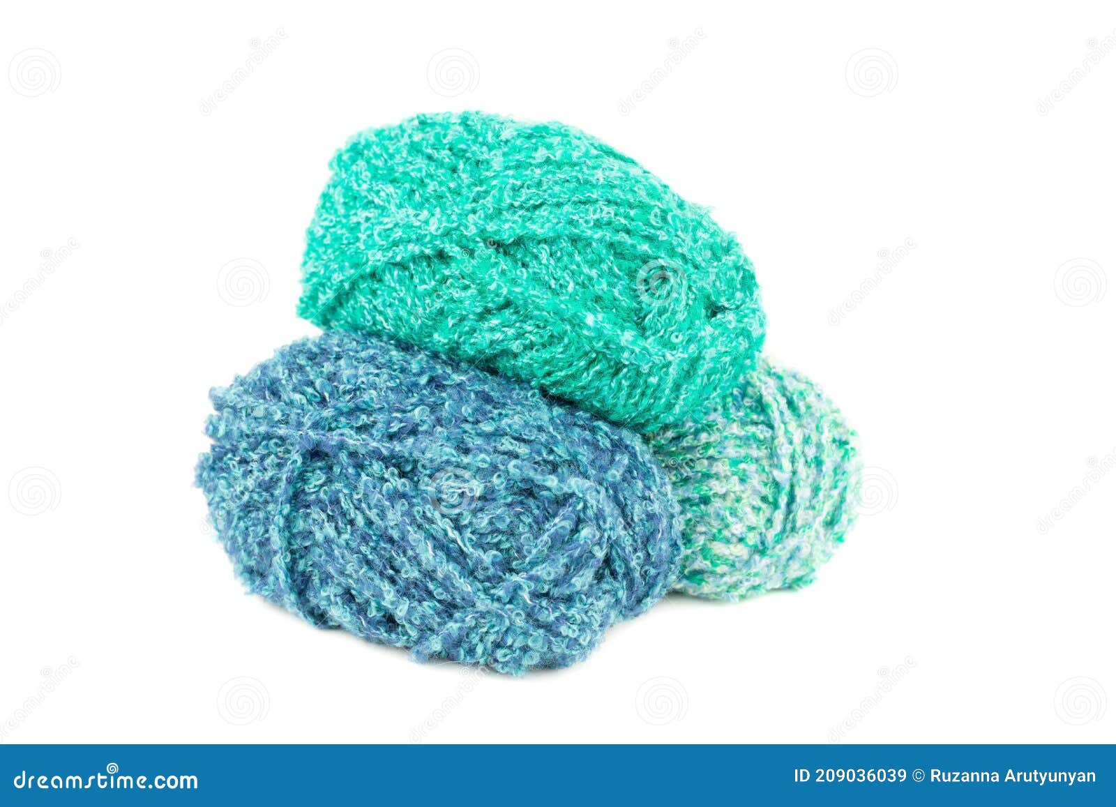 Stack of Knitting Yarn Clews Stock Image - Image of cotton, fashion ...
