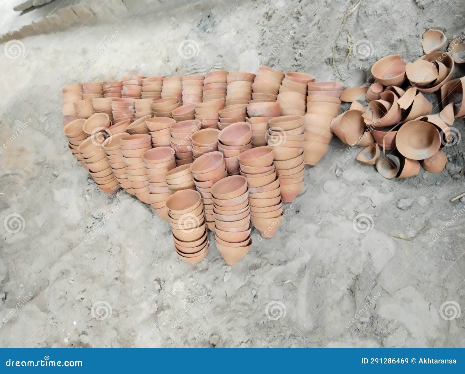 Kulhad Cup (traditional Handle-less Clay Cup) from India Filled with ...