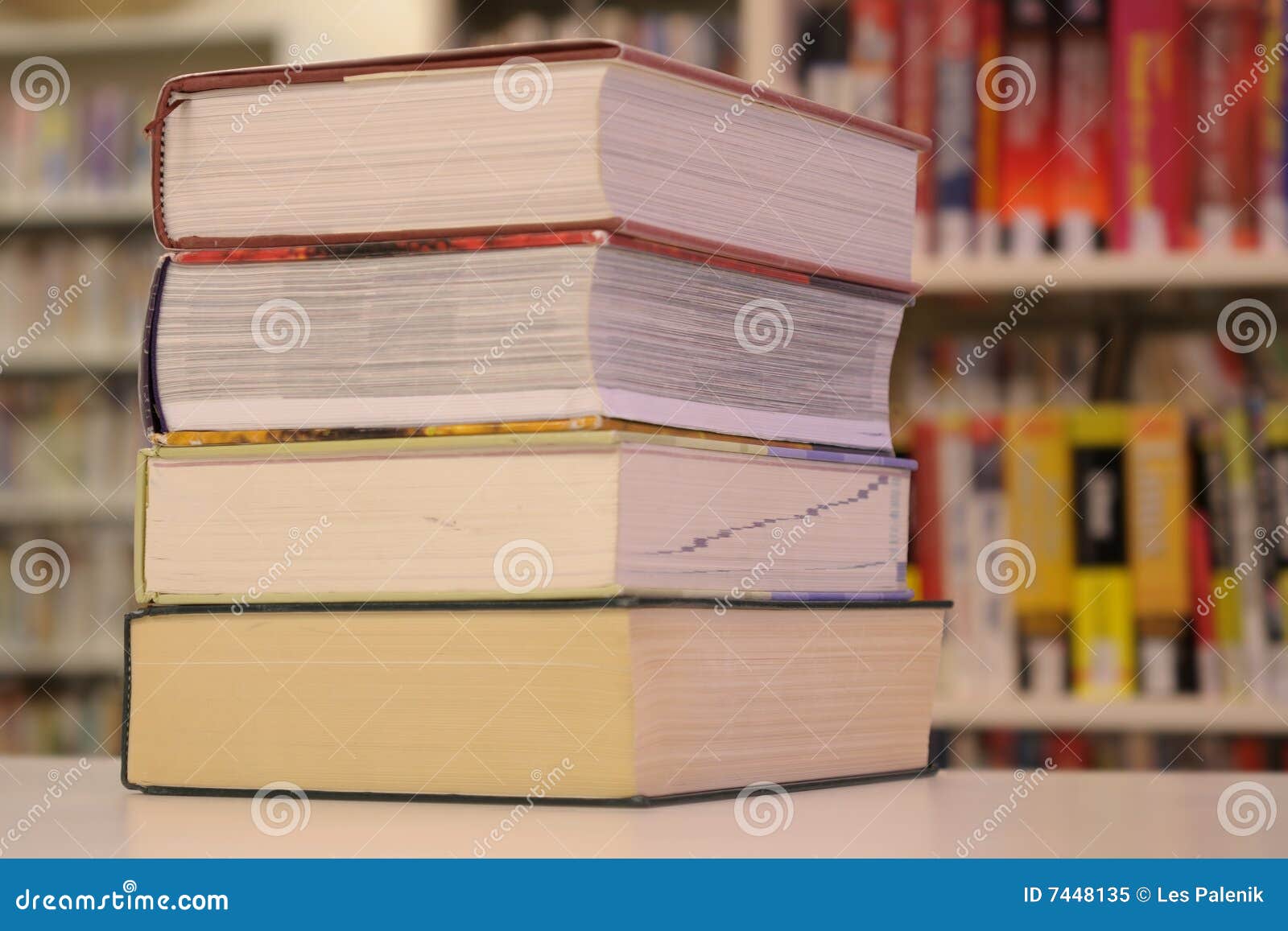 Stack of Large Books - Angle View Stock Image - Image of large ...