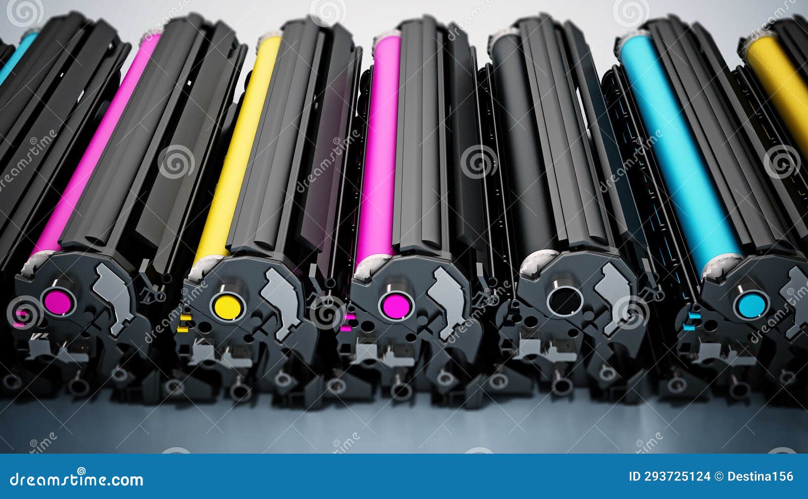 Stack Of Printer Paper Next To Office Printer Stock Photography ...