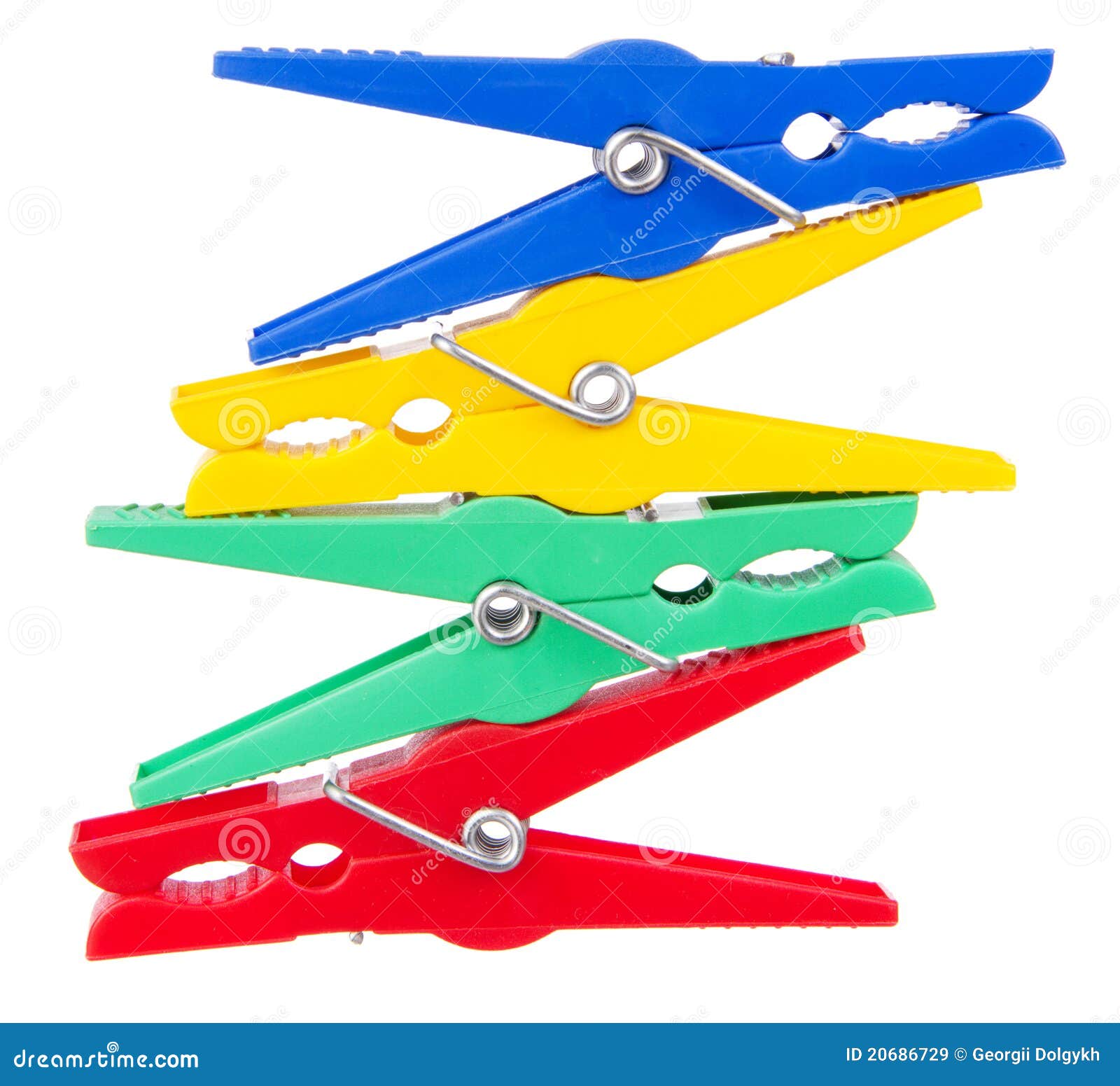 Stack of laundry pins stock image. Image of home, domestic - 20686729