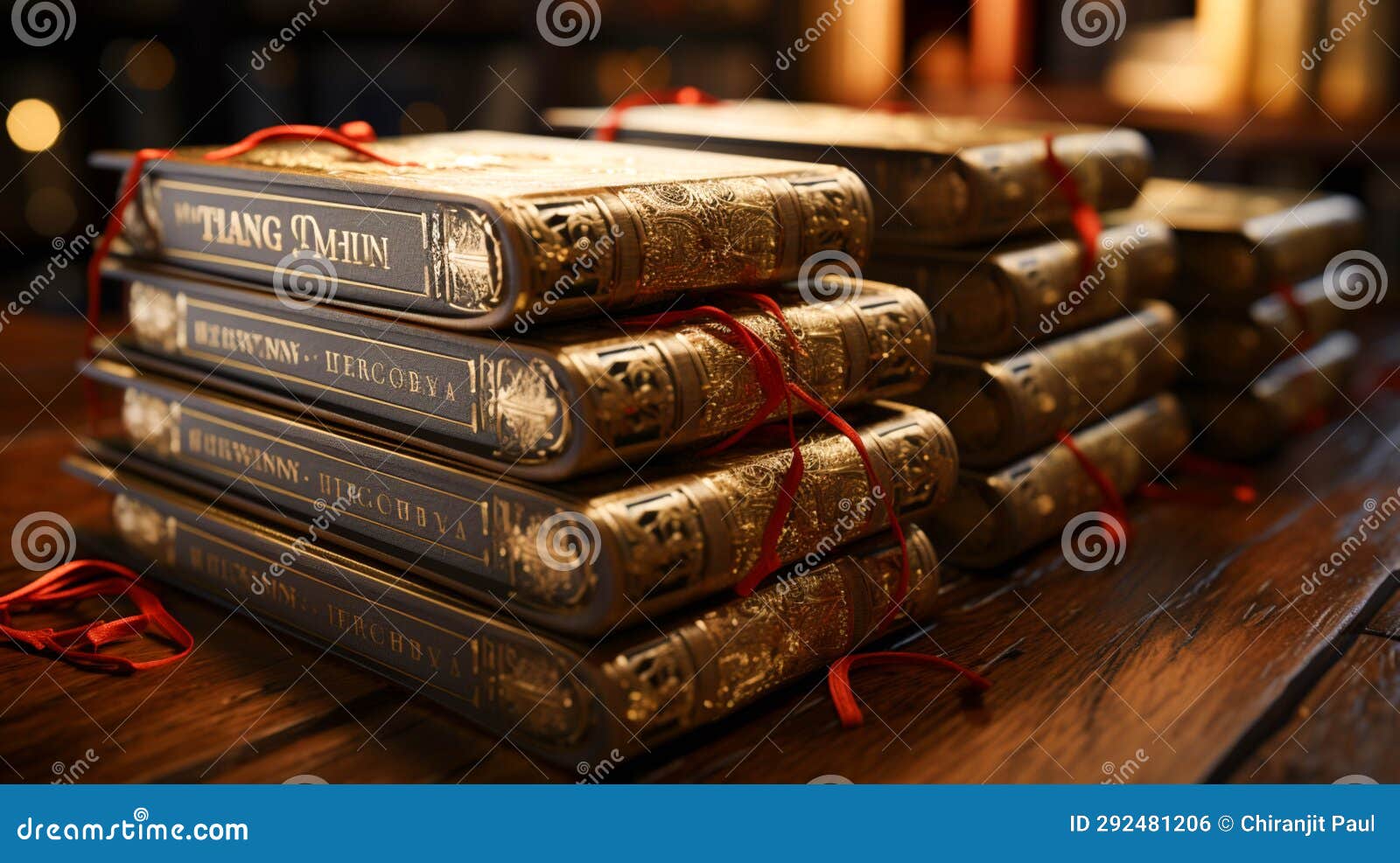 A Stack of Law Books with the Word the on the Front Stock Illustration ...