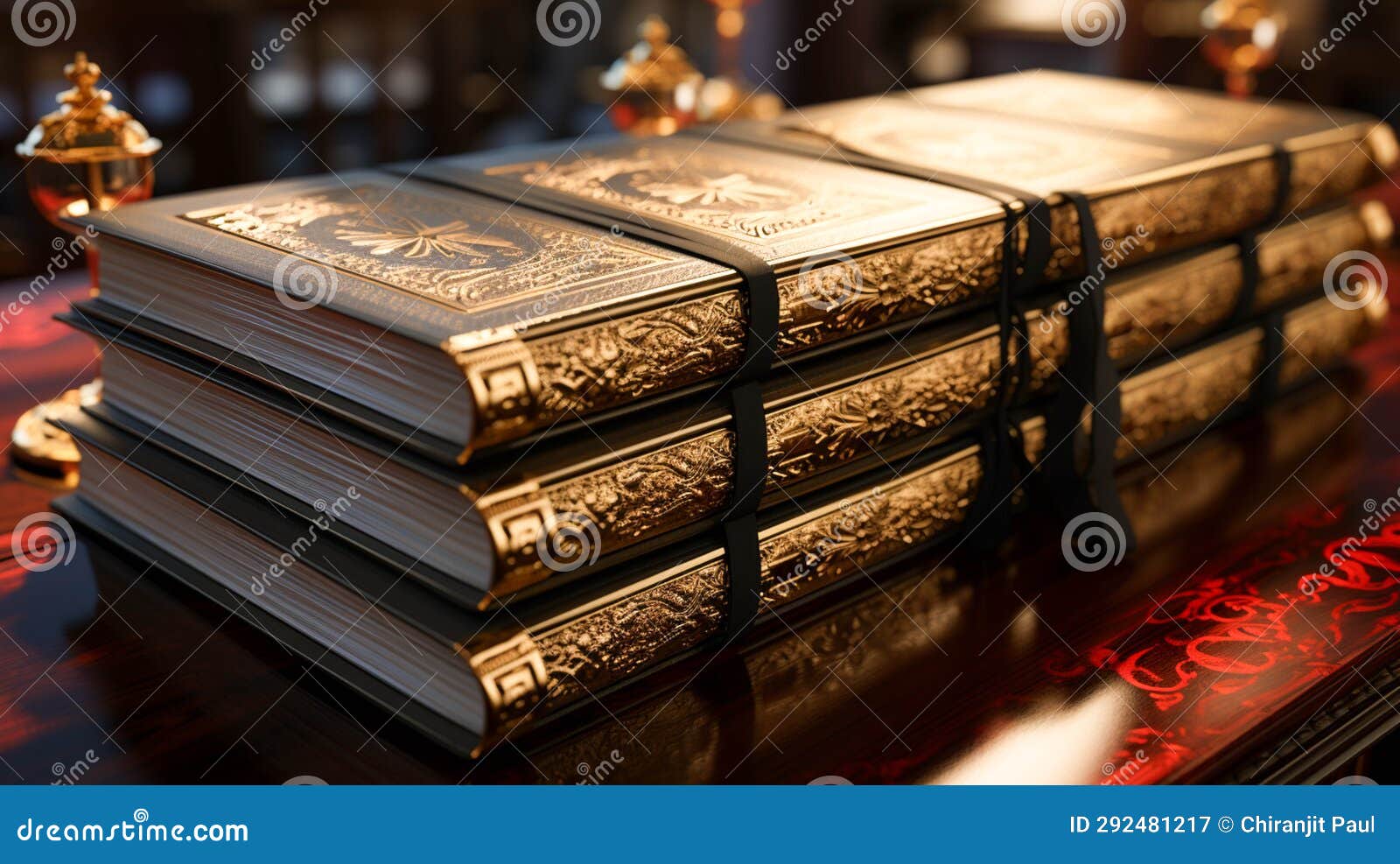 A Stack of Law Books with the Word the on the Front Stock Illustration ...
