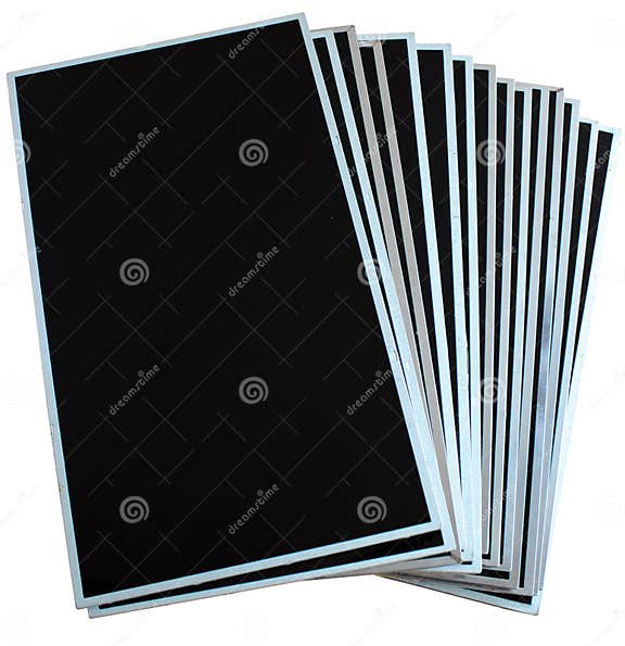 Stack of Lcd and Tft Panels Isolated on White Background Stock Photo ...