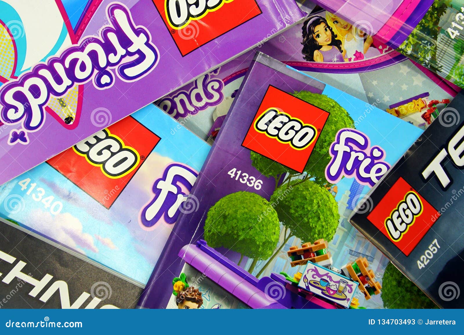 Stack of Lego Building Instruction Books Editorial Stock Photo - Image ...