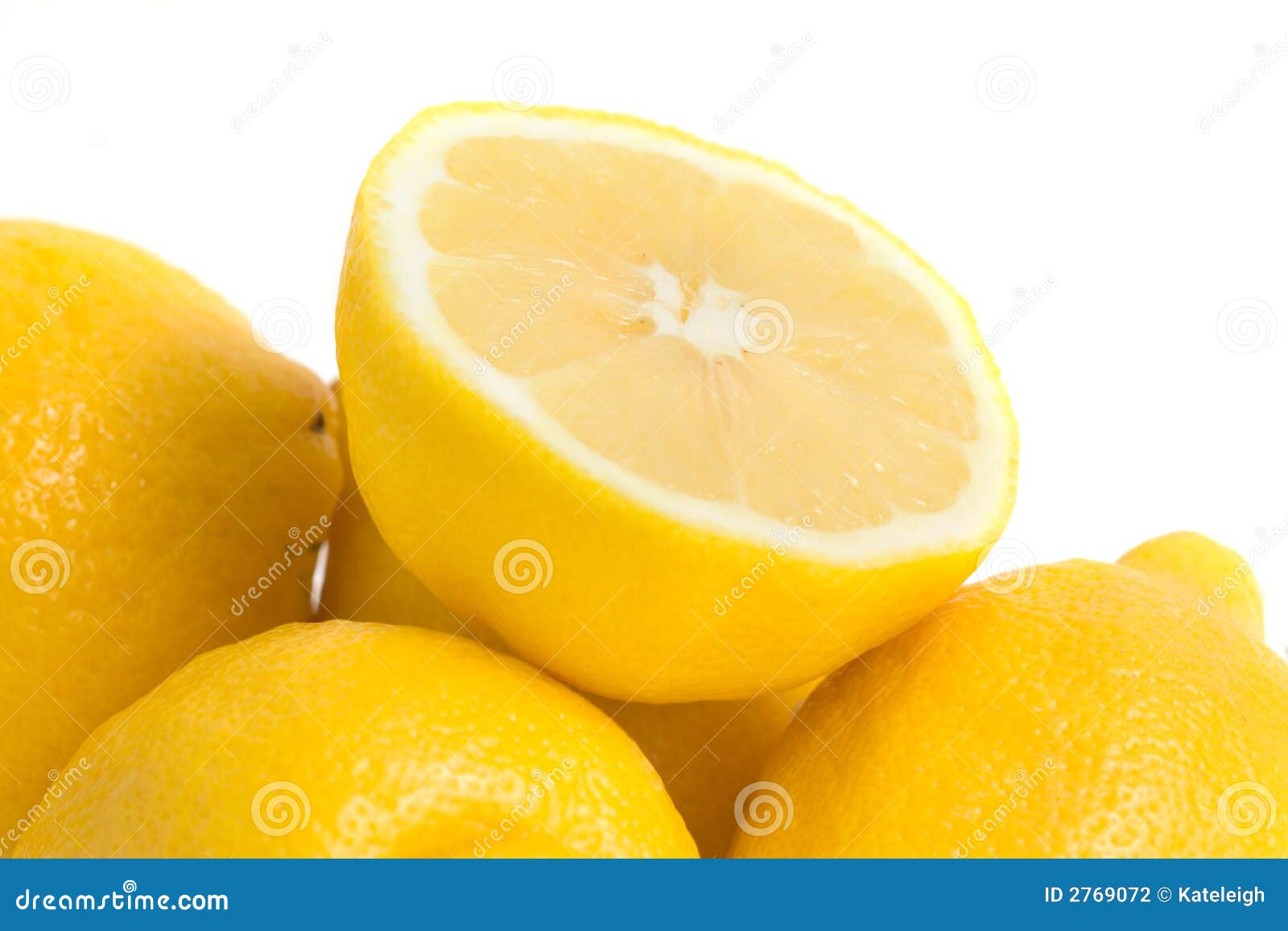 Stack of Lemons on White stock photo. Image of juicy, lemon - 2769072