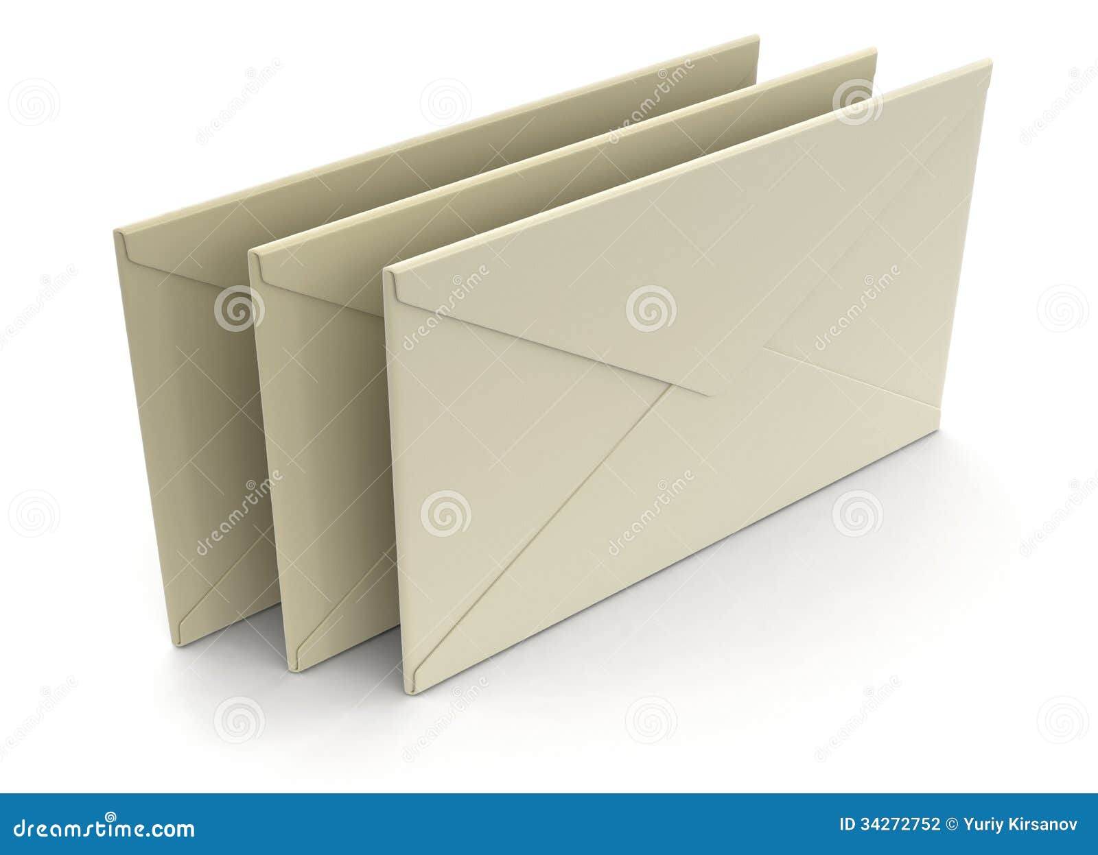 Stack of Letters (clipping Path Included) Stock Illustration ...