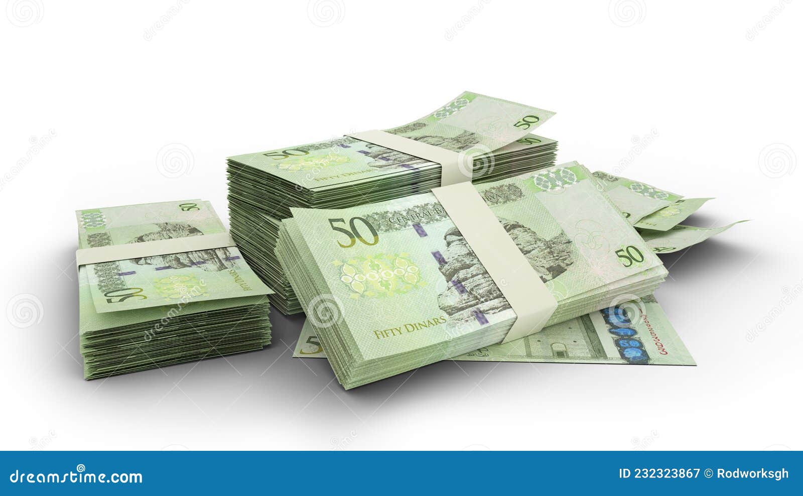 Stack of Libyan Dinar Notes Stock Image - Illustration of dollar, note ...