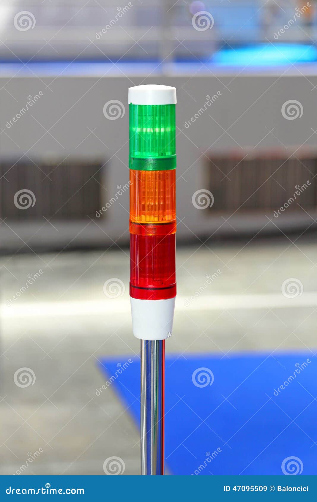Stack lights stock image. Image of workshop, indicator - 47095509