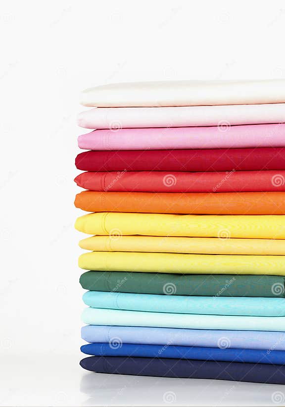 Stack of linens stock photo. Image of soft, bedroom, background - 8688118