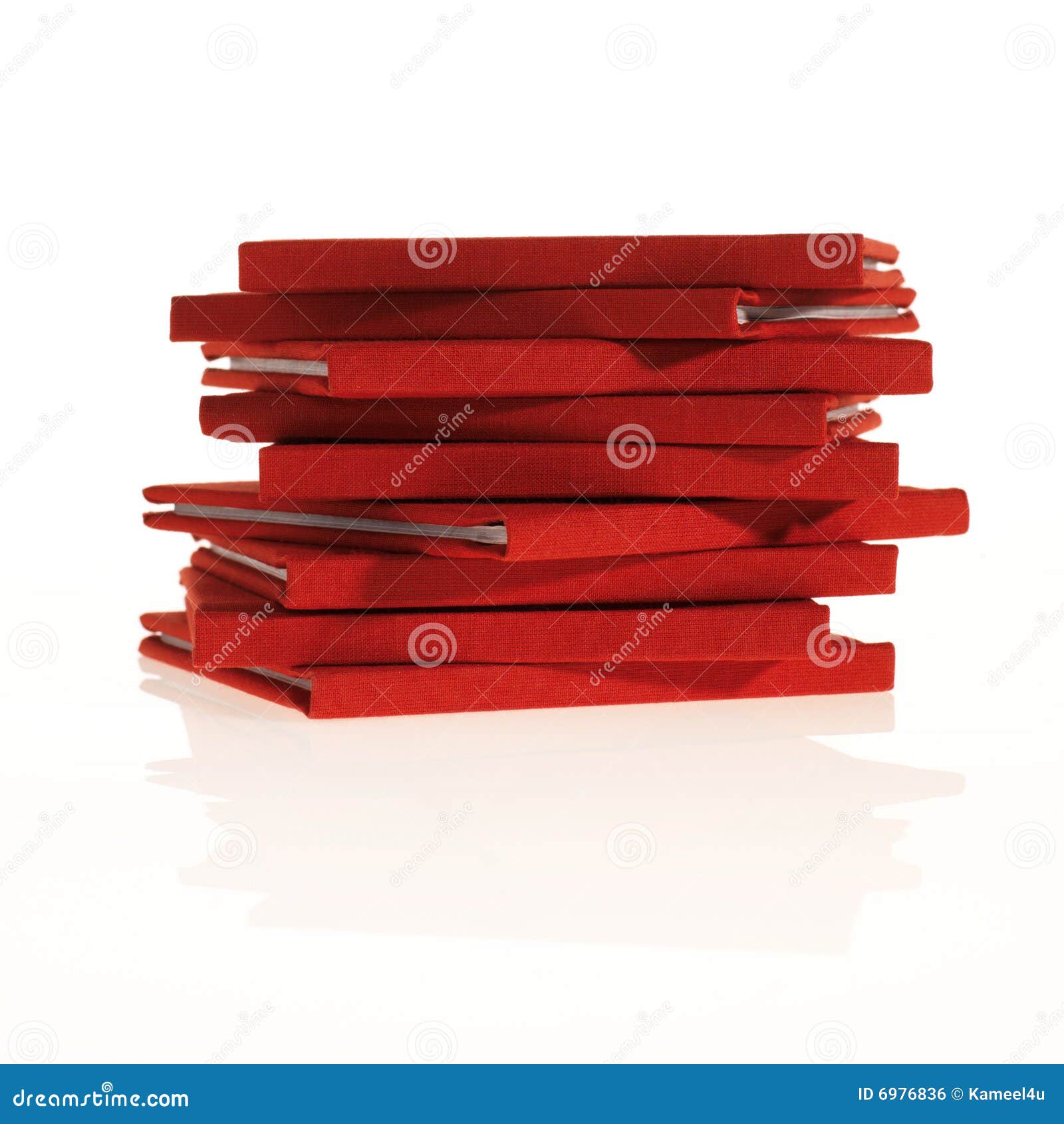 Stack of little red books stock photo. Image of volume - 6976836