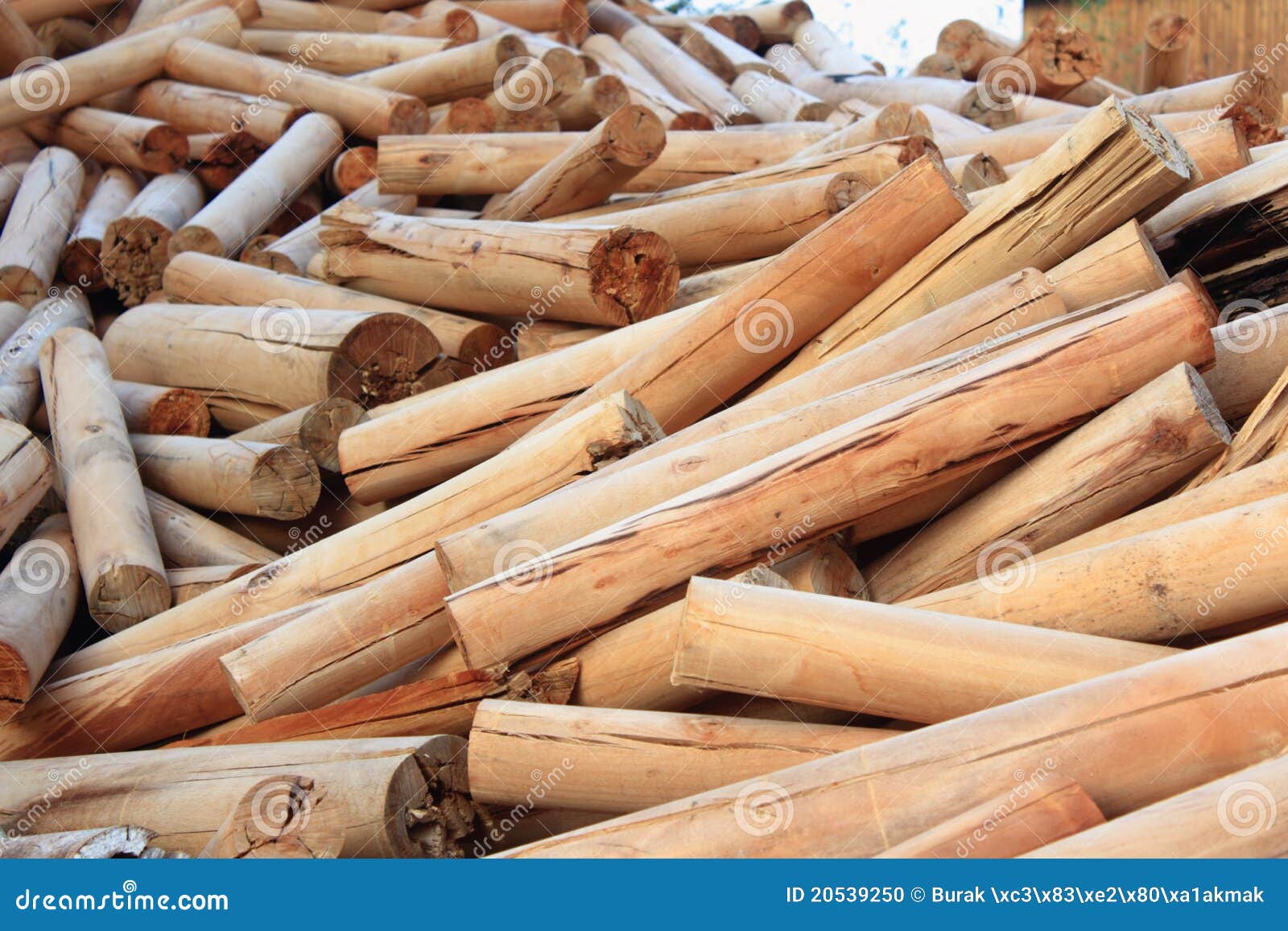 Stack of Logs stock photo. Image of industrial, pile - 20539250