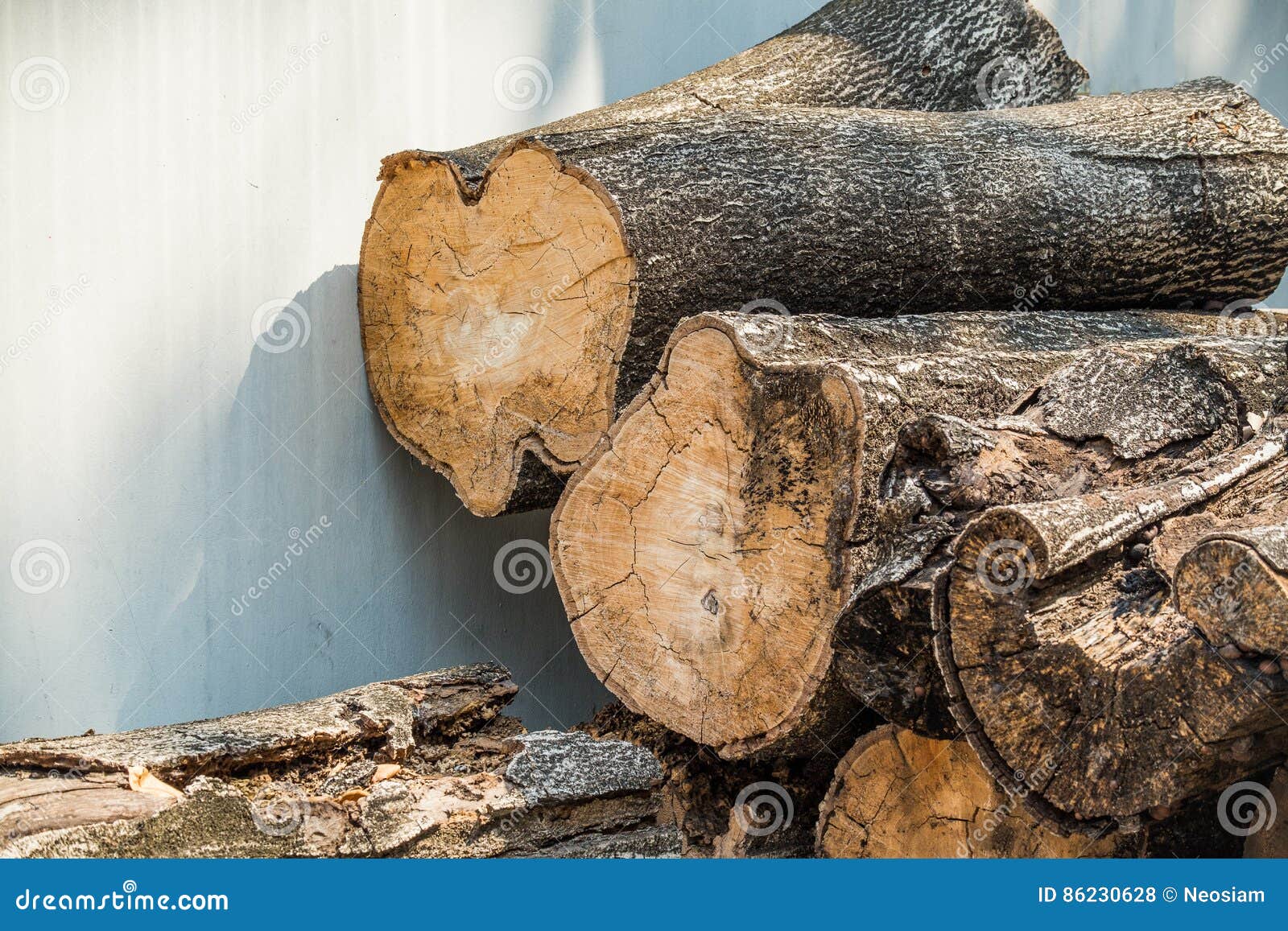 Stack of logs stock photo. Image of plank, floor, design - 86230628