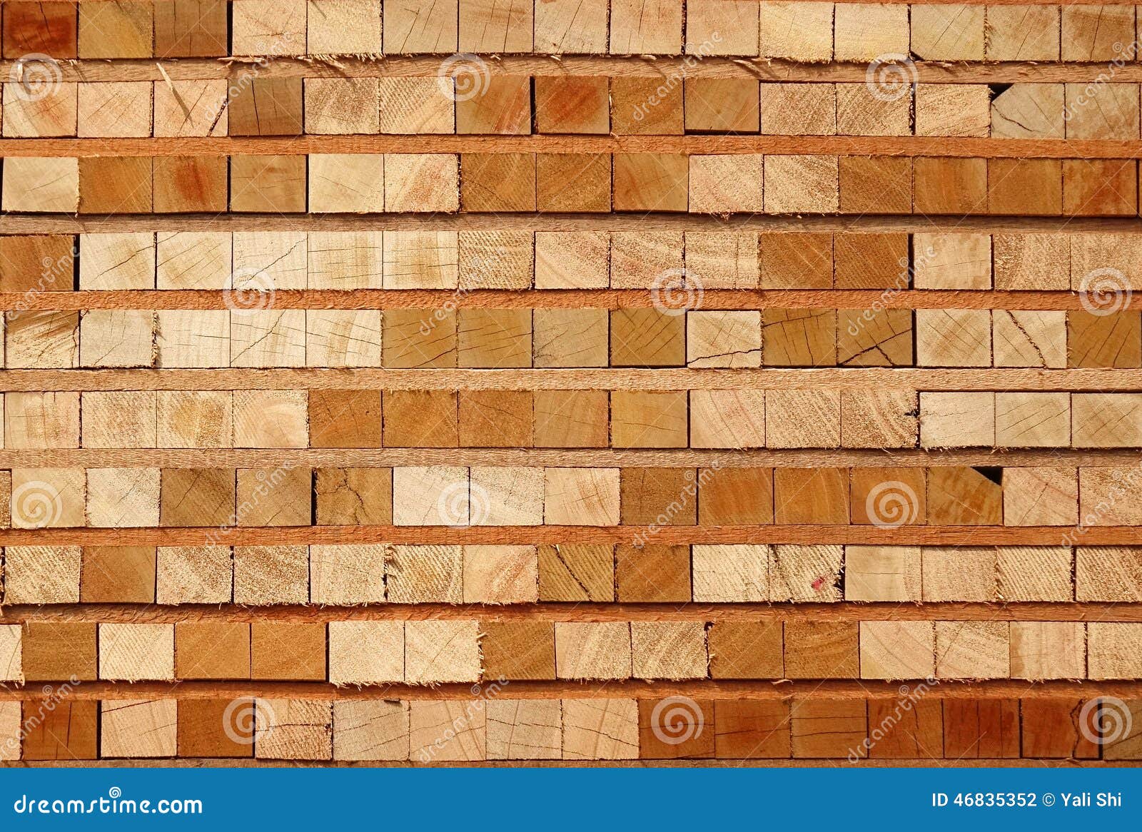 Stack Of Lumber Stock Photo - Image: 46835352