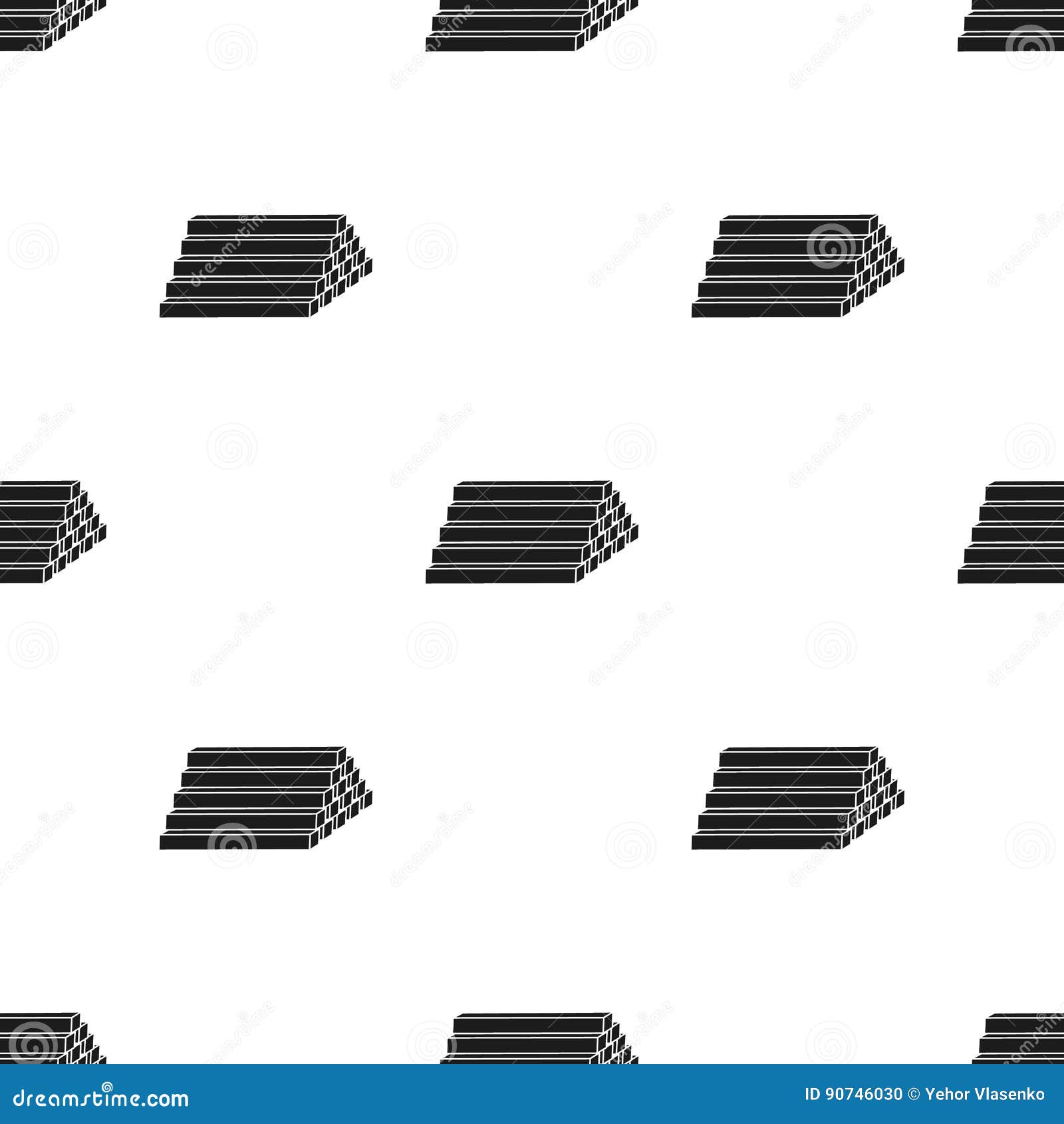 Stack Of Lumbers Icon In Cartoon,black Style Isolated On White ...