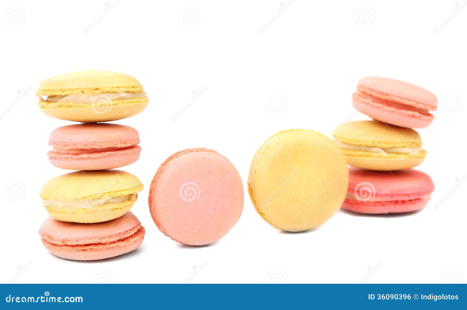 Stack of macaron cakes stock photo. Image of france, confection - 36090396