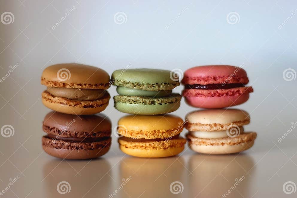 Stack of Macarons stock photo. Image of cake, cuisine - 314298856