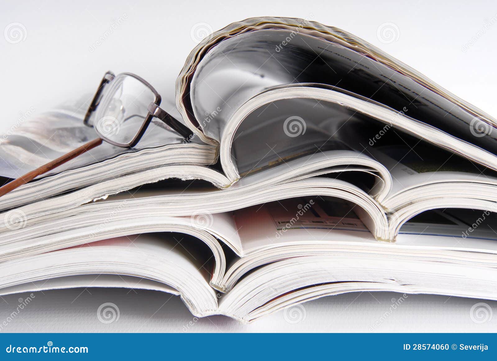 Stack of magazine stock photo. Image of gossip, detail - 28574060