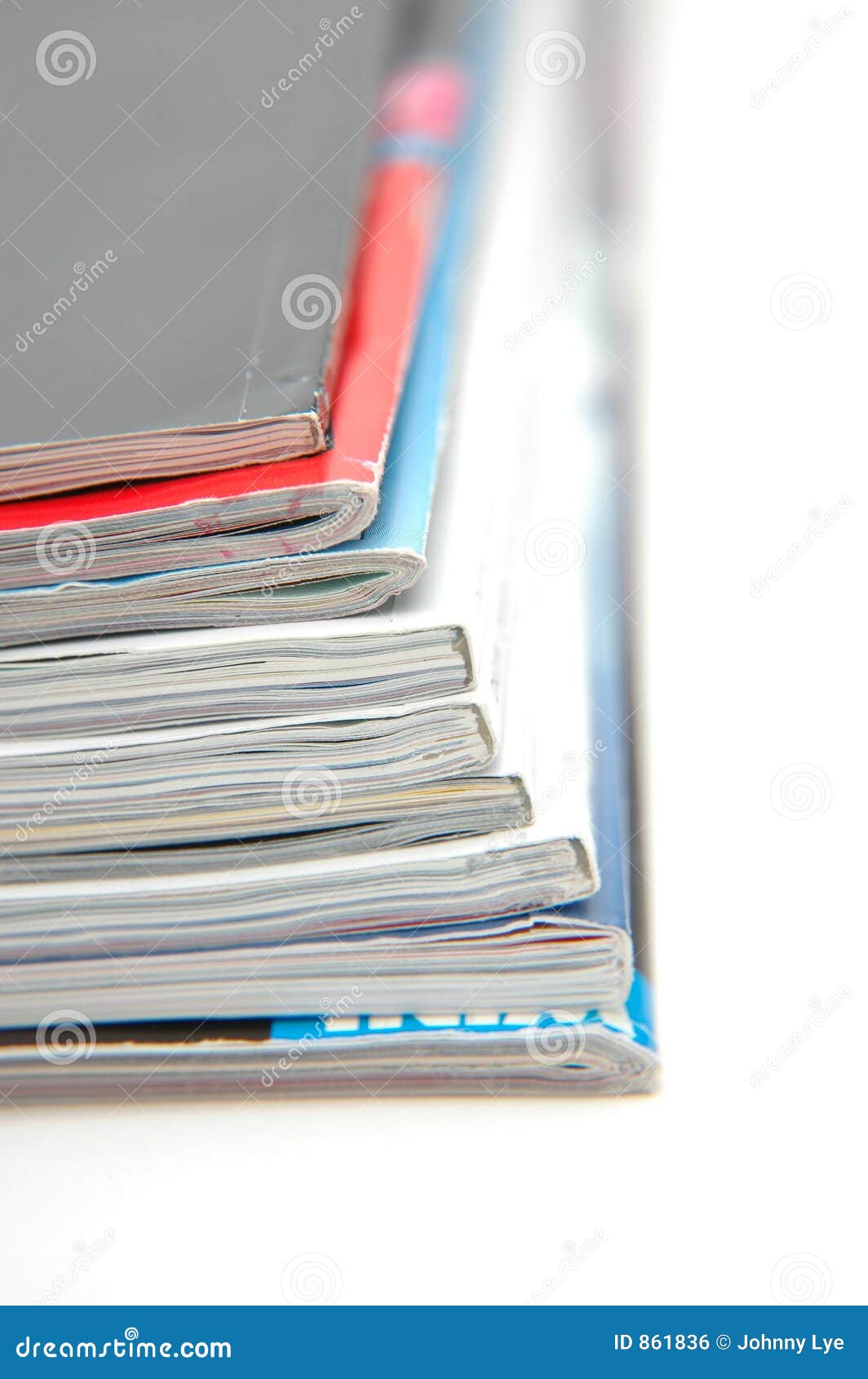 Stack of Magazine Closeup stock photo. Image of read, journal - 861836