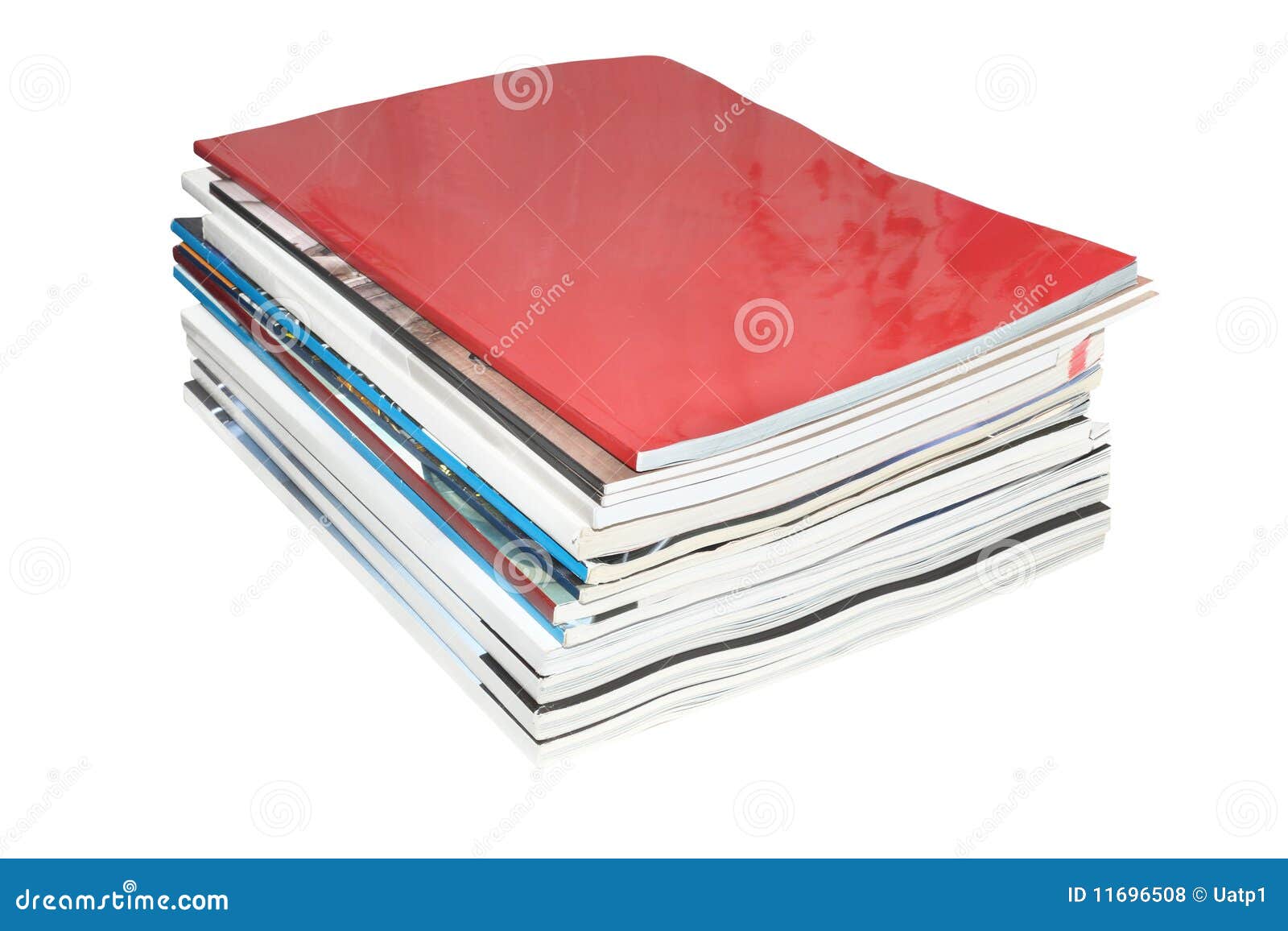 Stack of magazines stock photo. Image of business, journalist - 11696508