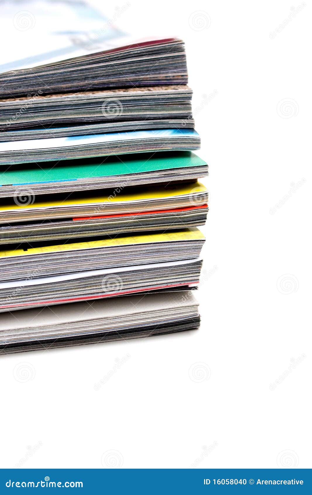 Stack of Magazines stock photo. Image of newspaper, journal - 16058040
