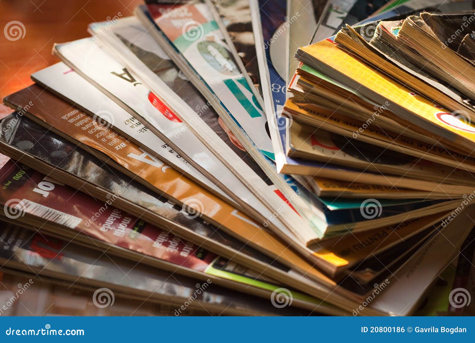 Stacks Of Magazines