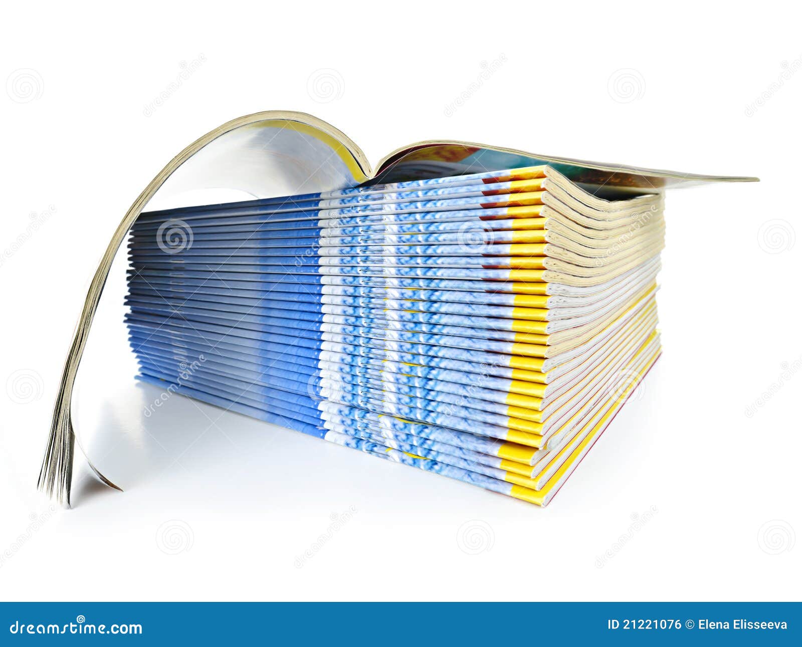 Stack of magazines stock photo. Image of books, copies - 21221076